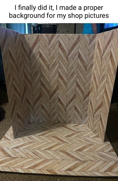 Finally did it, I made a proper background for my shop pictures - iFunny