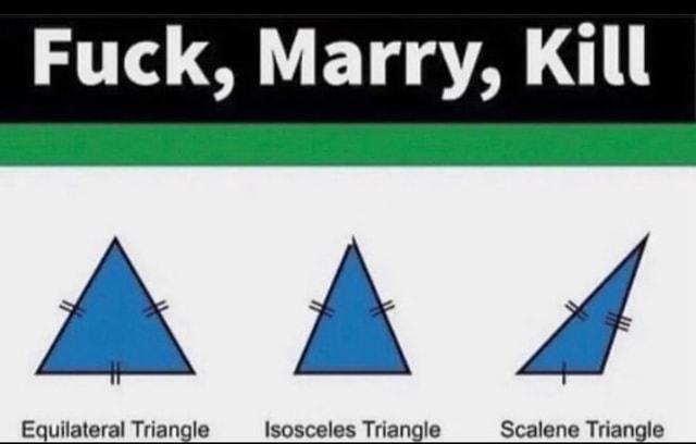 Puck, Marry, Equilateral Triangle Isosceles Triangle Scalene Triangle ...