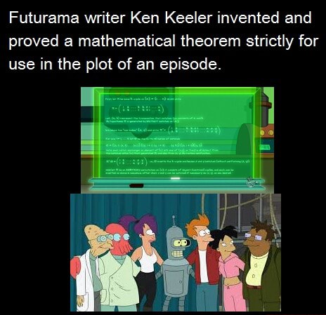 Futurama writer Ken Keeler invented and proved a mathematical theorem ...