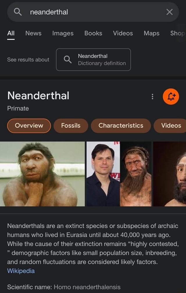 Neanderthal All News Images Books Videos Maps Sho Neanderthal ...