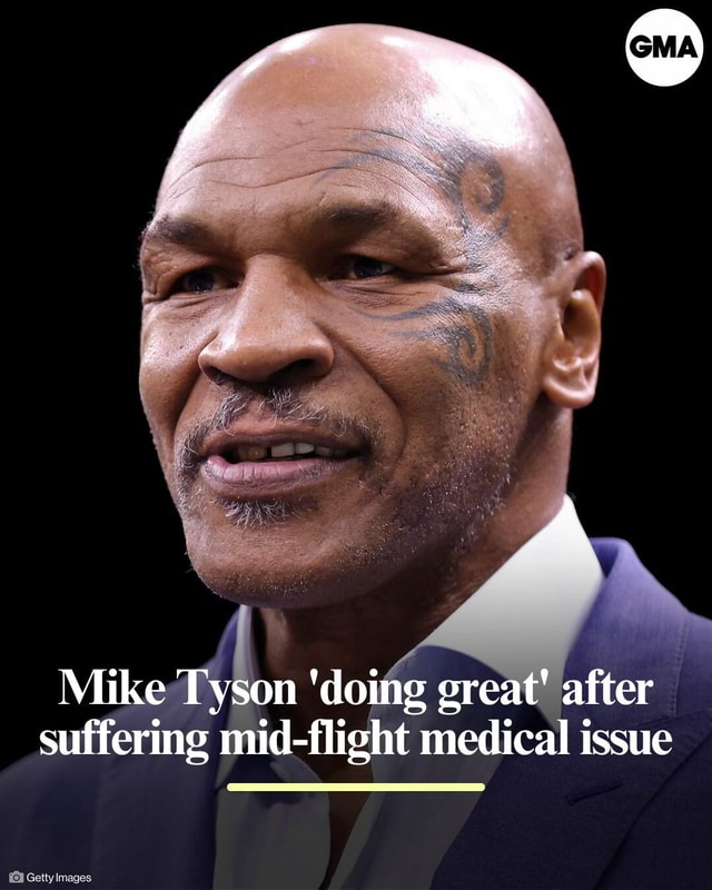 Famed boxer Mike Tyson, 57, suffered a medical scare onboard a flight ...