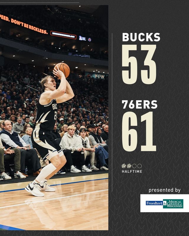BUCKS 76ERS @@BOO HALFTIME presented by ISCONSIN Froedtert - iFunny