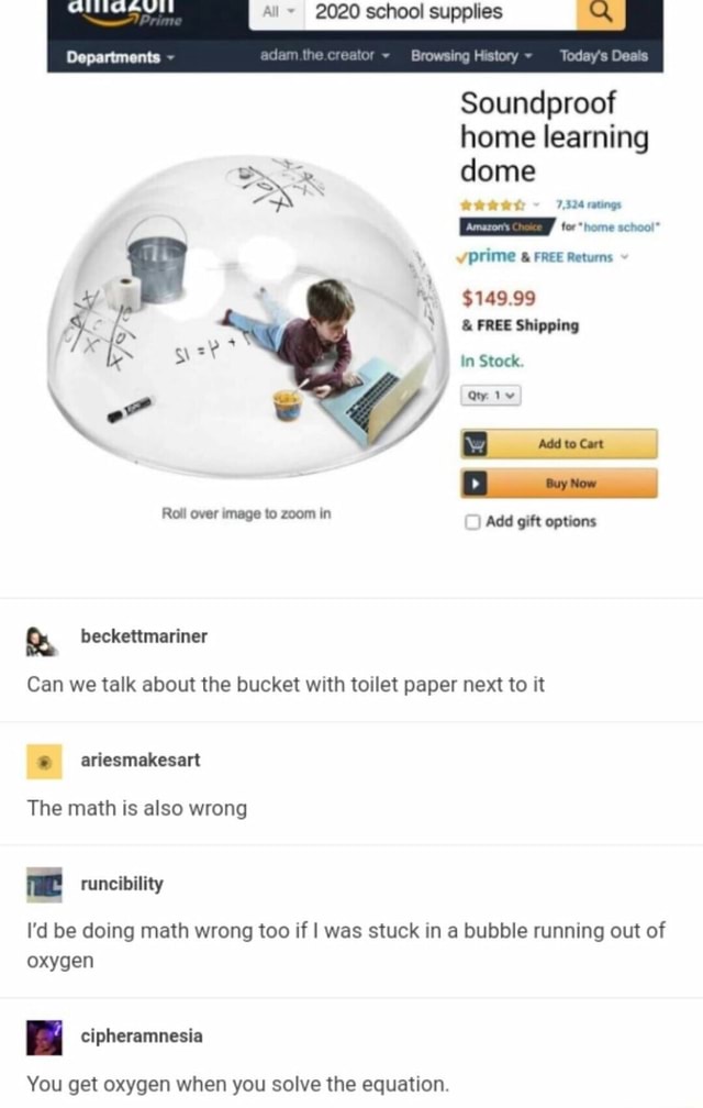 2020 school supplies adam the Browsing Soundproof home learning dome ...