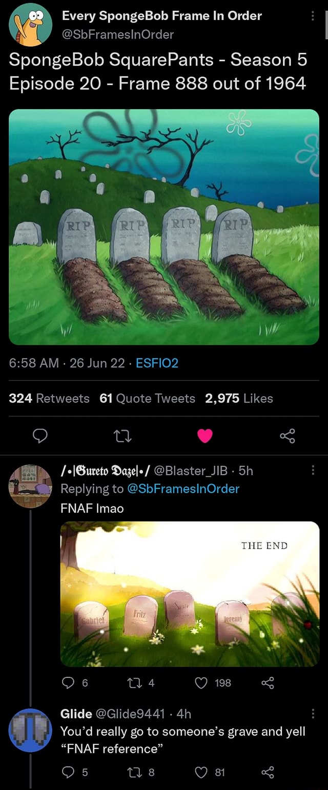 Every SpongeBob Frame In Order @SbFramesInOrder SpongeBob SquarePants ...