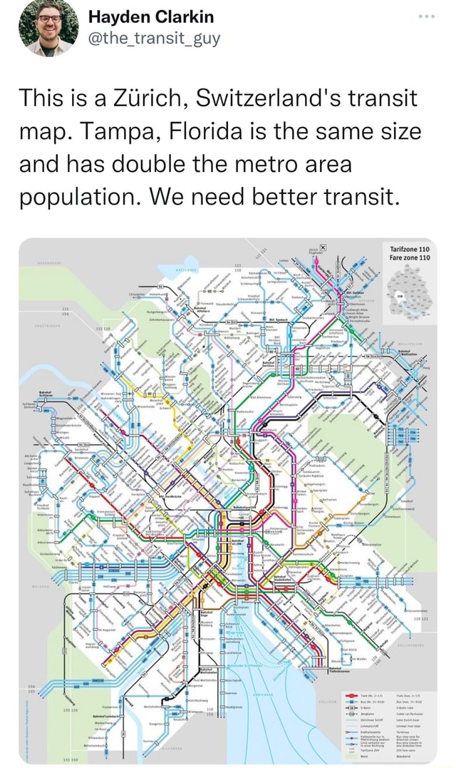 Hayden Clarkin @the _transit_guy This is a Zurich, Switzerland's ...