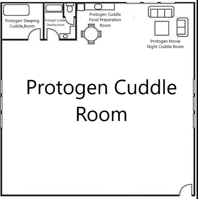 Protogen Cuddle Protogen Sleeping I Food Preperation Cuddle Room Room ...