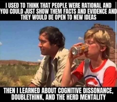 USED TO THINK THAT PEOPLE WERE RATIONAL AND YOU COULD JUST SHOW THEM ...