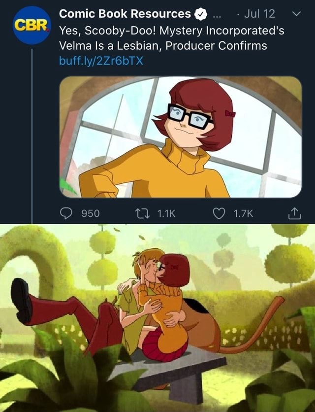 Comic Book Resources Yes Scooby Doo Mystery Incorporateds Velma Is A Lesbian Producer