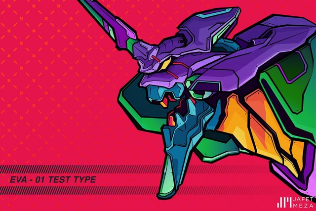 Evangelion - EVA 01 Vector FanArt - EVA - 01 TEST TYPE - iFunny