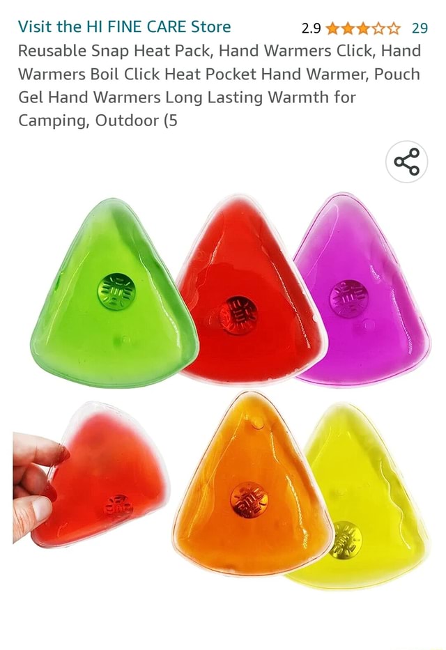 Visit the HI FINE CARE Store Reusable Snap Heat Pack, Hand Warmers ...