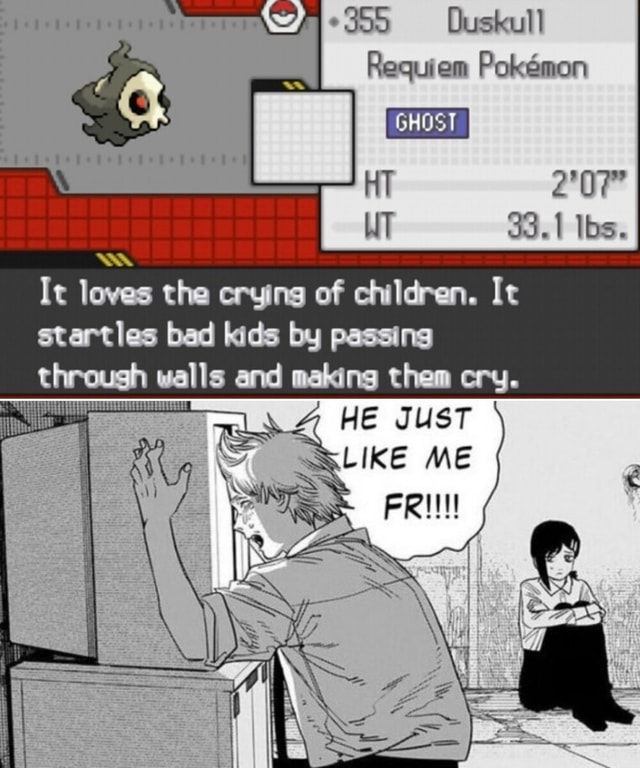 Duskull Requiem Pokemon HT 33.1 Ibs. It loves the crying of children ...