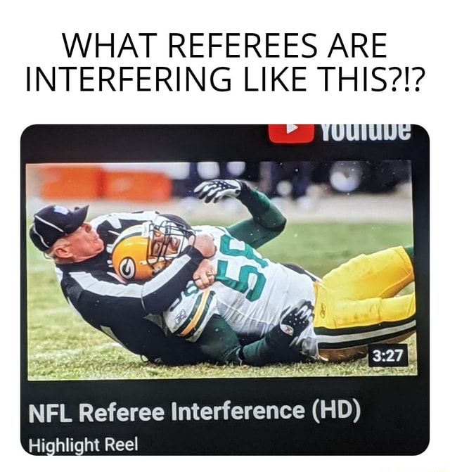WHAT REFEREES ARE INTERFERING LIKE THIS?!? NEL Referee Interference (HD ...
