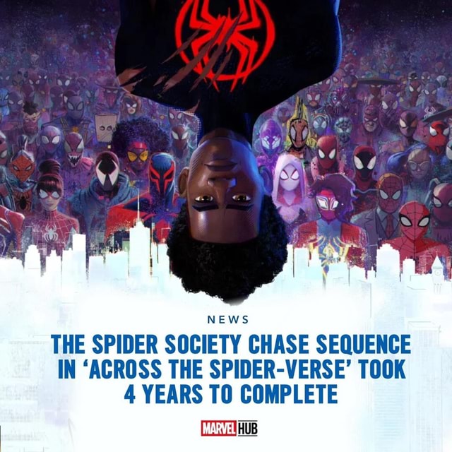 NEWS THE SPIDER SOCIETY CHASE SEQUENCE IN 'ACROSS THE SPIDER-VERSE ...
