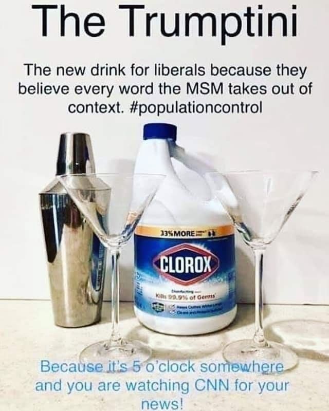 The Trumptini The new drink for liberals because they believe every ...