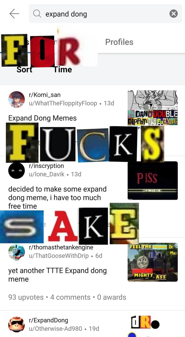 Q expand dong Profiles BLE Expand Dong Memes decided to make some ...