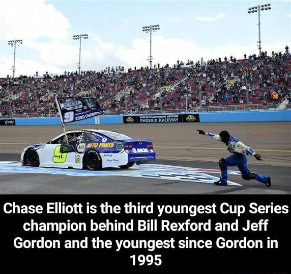 Chase Elliott is the third youngest Cup Series champion behind Bill ...
