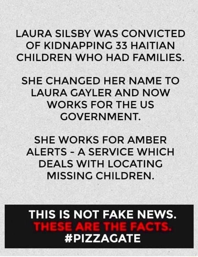 LAURA SILSBY WAS CONVICTED OF KIDNAPPING 33 HAITIAN CHILDREN WHO HAD ...