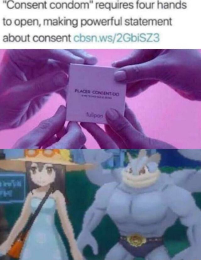 "Consent condom' requires four hands to open, making powerful statement ...