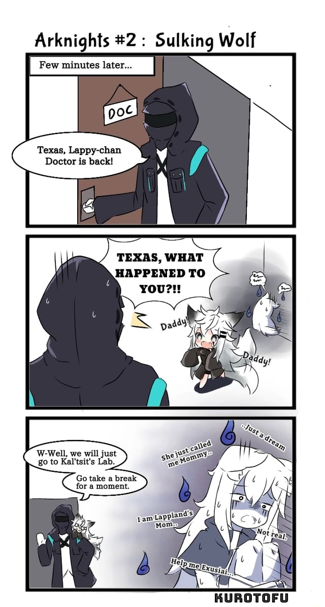Arknights #2: Sulking Wolf Texas, Lappy-chan Doctor is back! W-Well, we ...