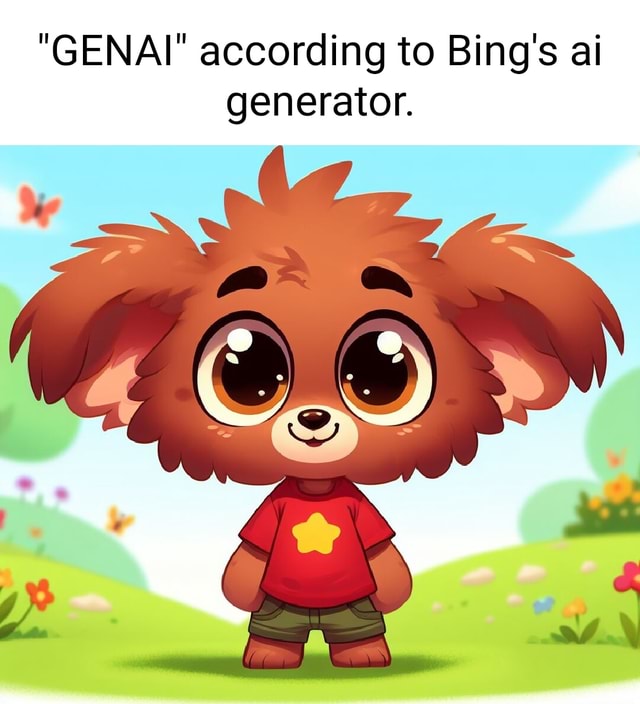 "GENAI" according to Bing's ai generator. - iFunny