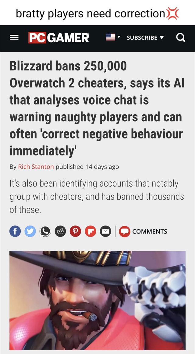 Bratty players need correction = PCGAMER SUBSCRIBE Q Blizzard bans ...
