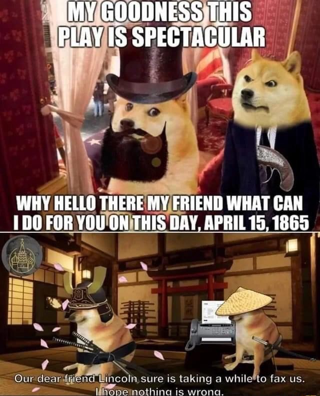 VMY GOODNESS THIS PLAY IS SPECTACULAR WHY HELLO THERE MY FRIEND WHAT ...