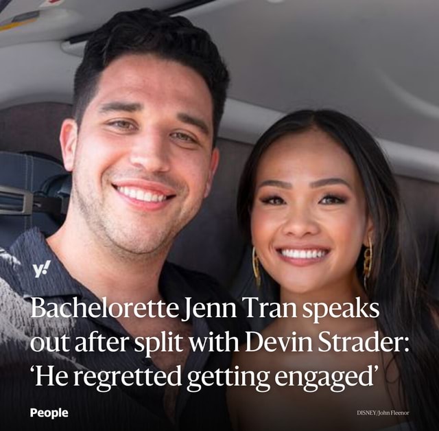 Jenn Tran opens up about her split with Devin Strader after their ...