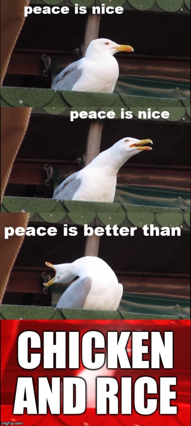 Peace is nice - iFunny