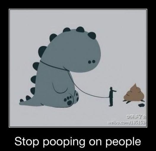 Stop pooping on people - America’s best pics and videos