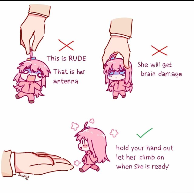 This is RUDE She will get That is her brain damage antenna hold your ...