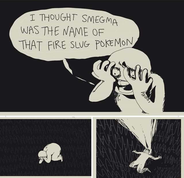 THOUGHT SMEGM WAS THE NAME OF THAT FIRE SluG POKEMON - iFunny