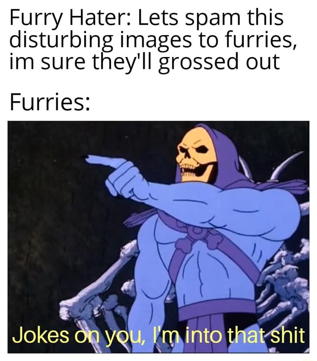 Furry Hater: Lets spam this disturbing images to furries, im sure they ...