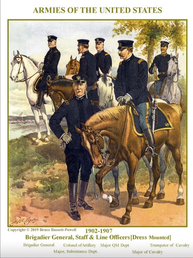 ARMIES OF THE UNITED STATES poe Copyright 2019 Bruce ell 1902-1907 ...