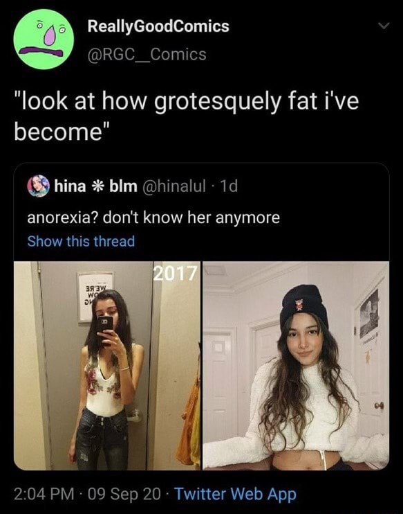 ReallyGoodComics @RGC_Comics "look at how grotesquely fat i've become ...