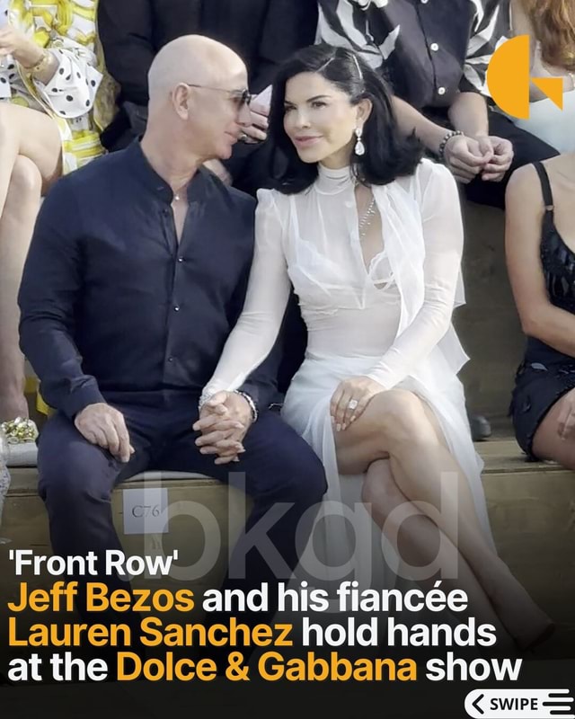 Amazon founder Jeff Bezos and fiance Lauren Sanchez look in love as ...