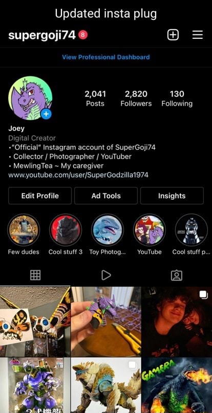 Updated insta plug supergoji74 View Professional Dashboard 2,041 2,820 ...