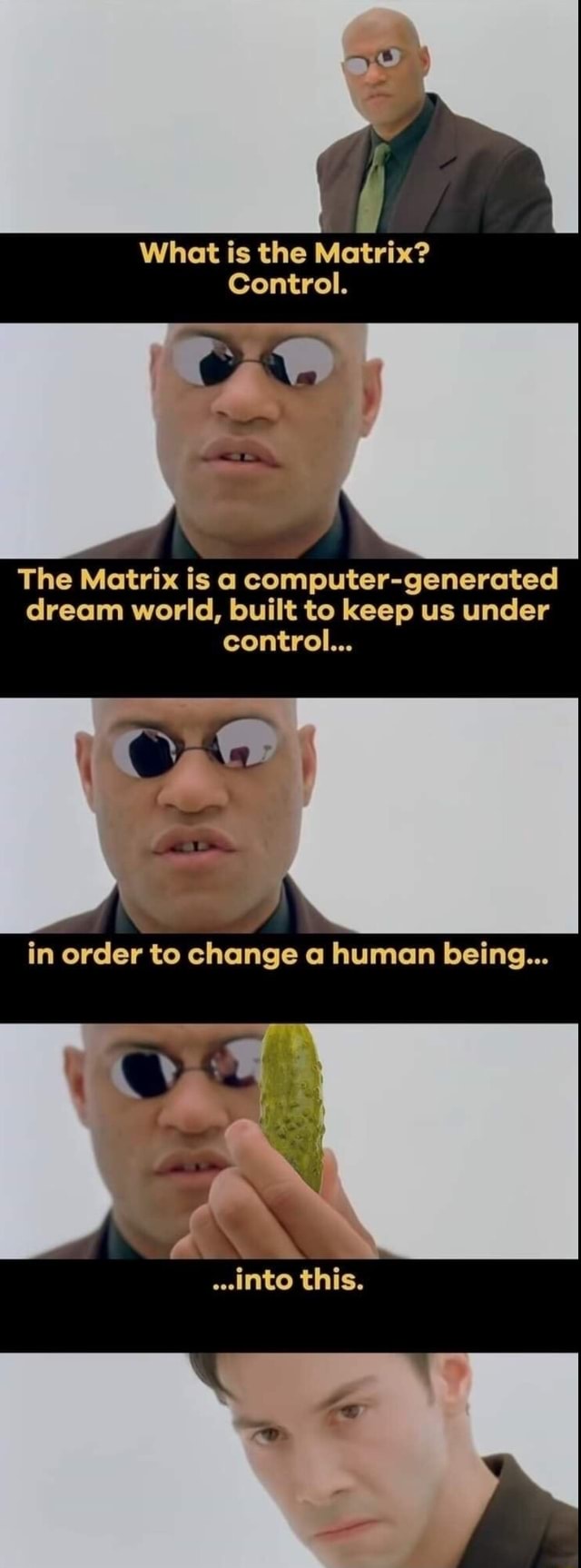 What is the Matrix? Control. The Matrix is computer-generated dream ...