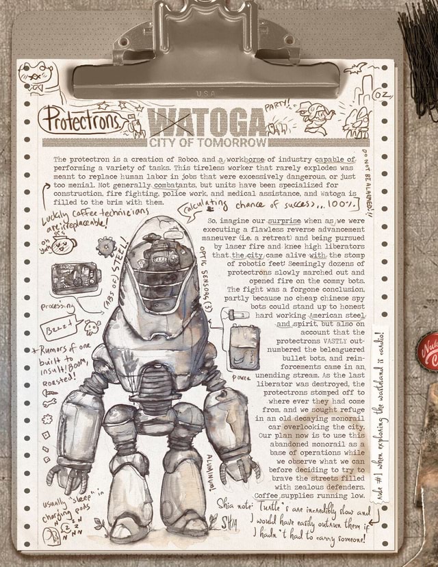 The Watoga Technical Manual - my 3rd Fallout 76 art book - The ...