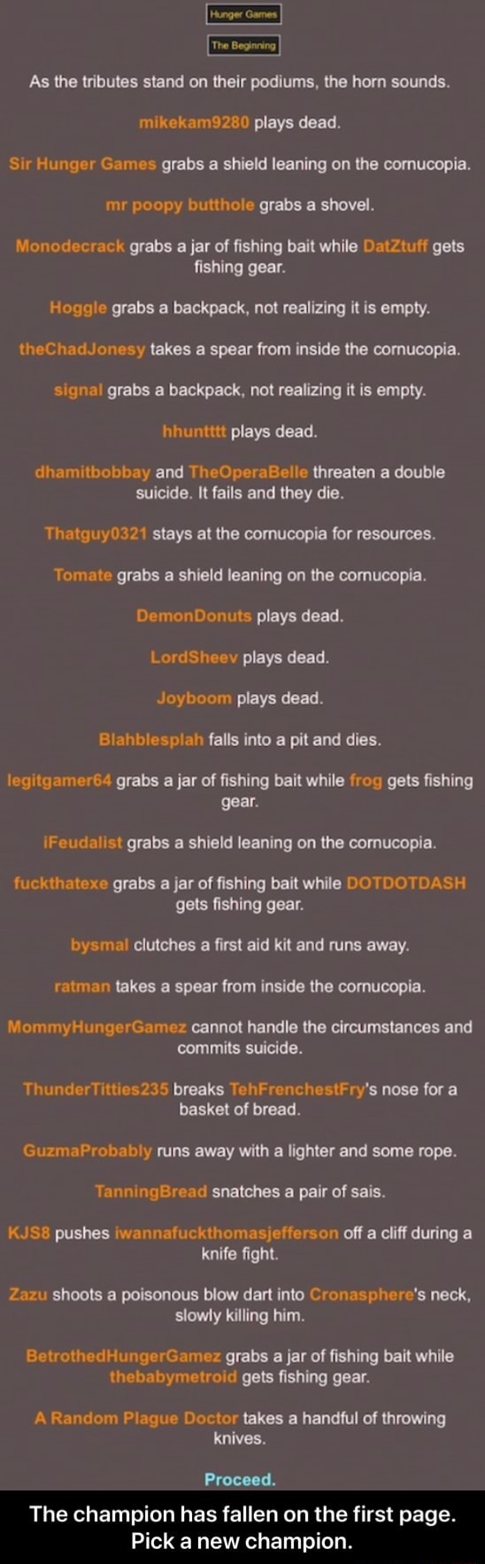 As the tributes stand on their podiums, the horn sounds. mikekam9280 ...