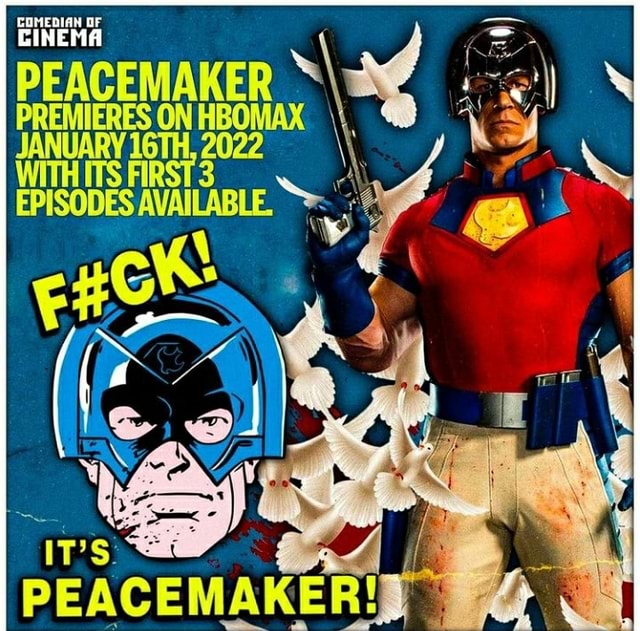 COMEDIAN OF CINEMA PEACEMAKER \ PREMIERES ON HBOMAX JANUARY 16TH, 2022 ...