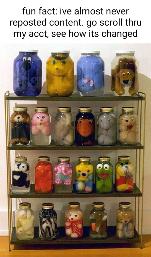 Fun fact: ive almost never reposted content. go scroll thru my acct ...