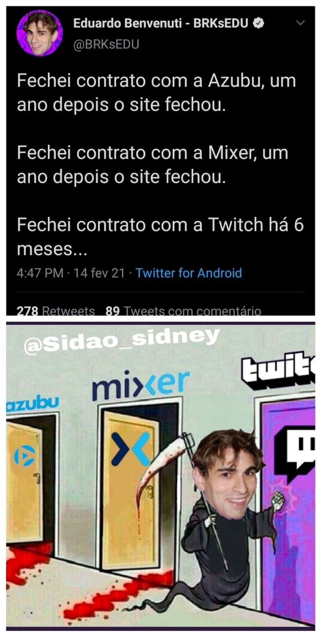 Eduardo Benvenuti - BRKSEDU Fechei contrato com a Azubu, um ano depois ...