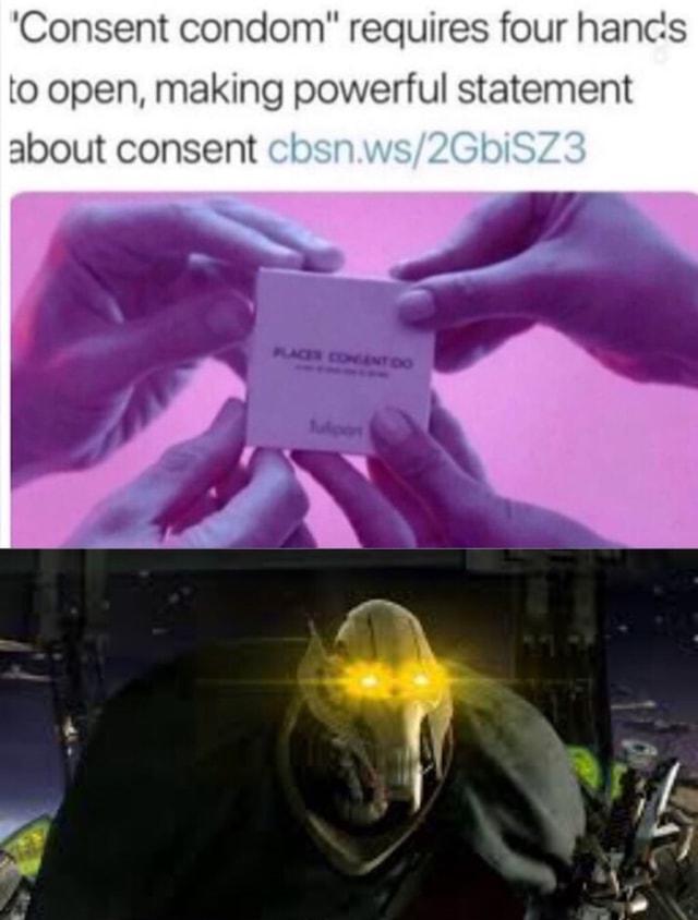 ‘Consent condom" requires four hands to open, making powerful statement ...