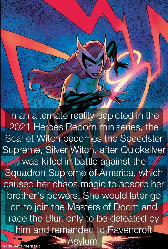 In an alternate reality depicted in the 2021 Heroes Reborn miniseries ...