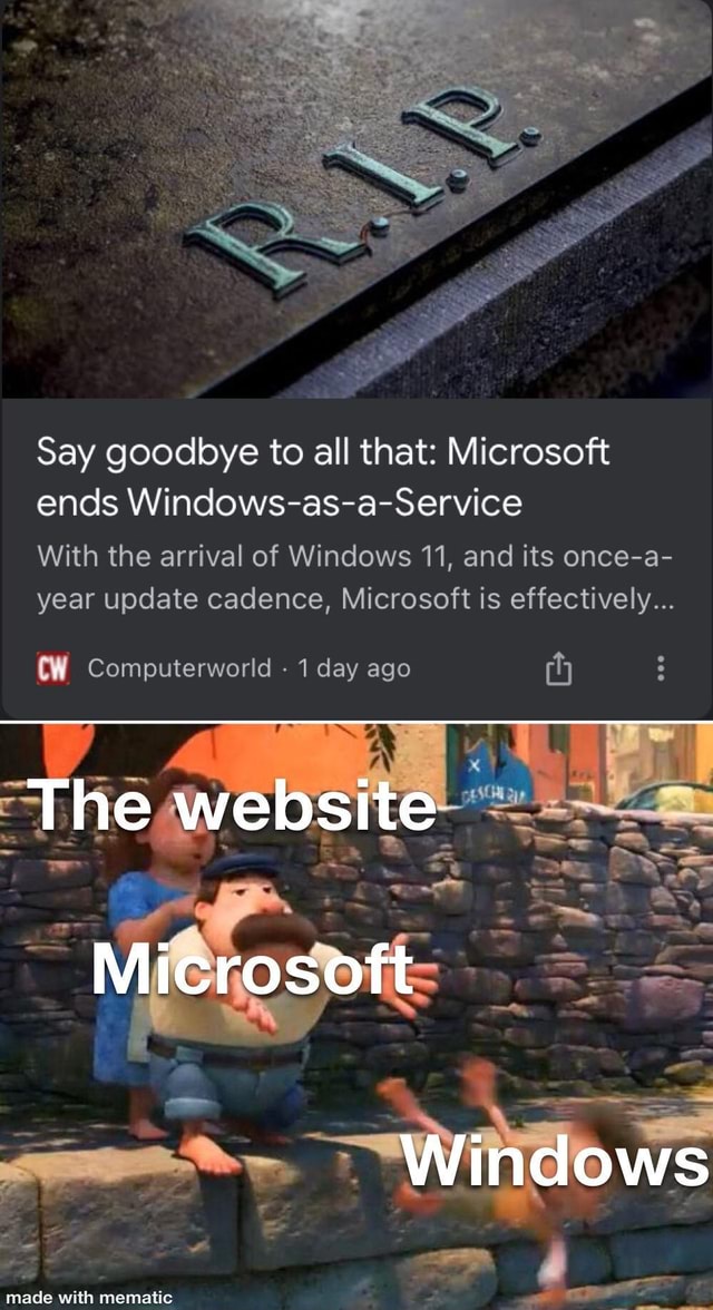 Say goodbye to all that: Microsoft ends Windows-as-a-Service With the ...