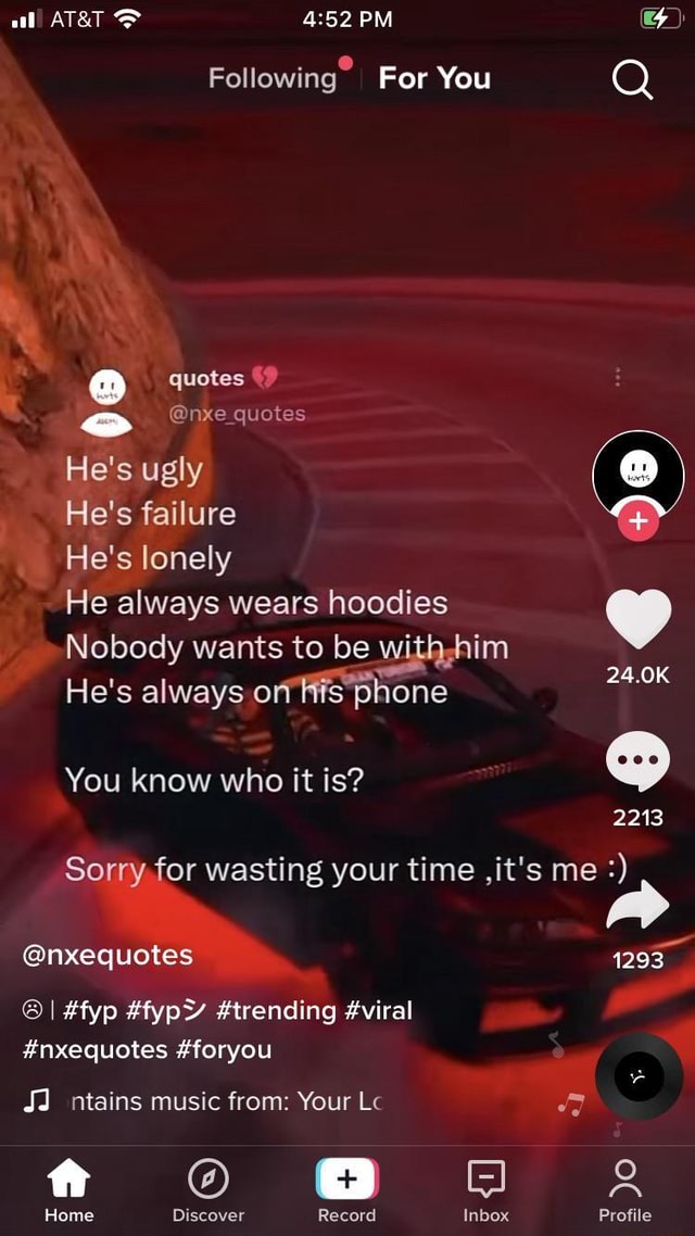 ATAT PM Following" For You Q quotes quotes s ugly He's failure He's ...