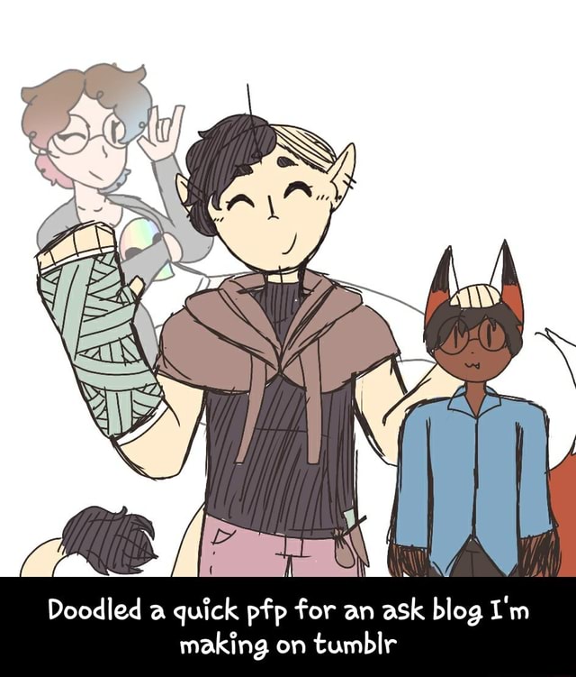 W Doodled a quick pfp for an ask blog I'm making on tumblr - Doodled a ...