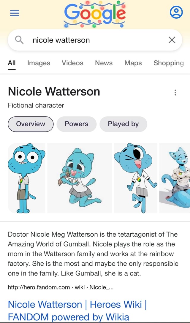 Google Q. nicole watterson All Images Videos News Maps Shopping Nicole ...
