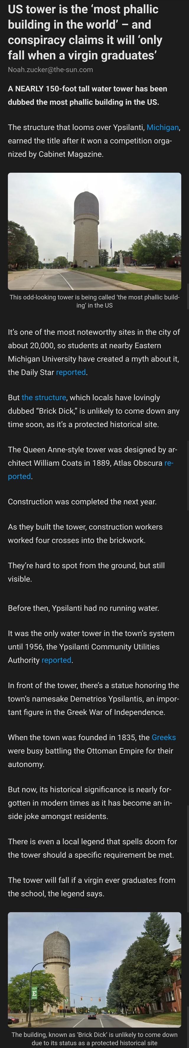 US tower is the 'most phallic building in the world' and conspiracy ...