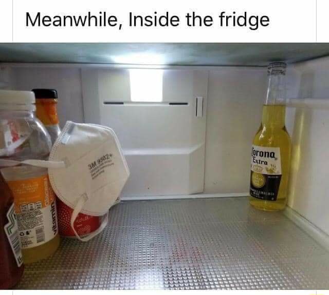 Meanwhile, Inside the fridge - iFunny
